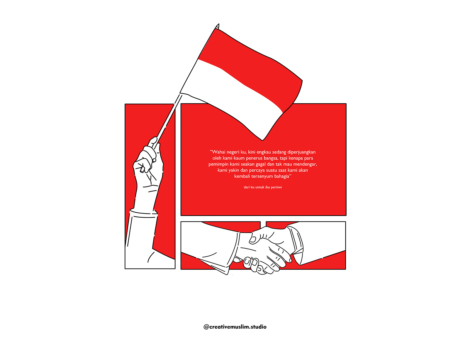 Indonesia Peace by Grafikri Studio on Dribbble