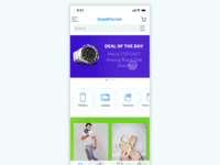 E Commerce Home Screen by Prakasam Mathaiyan on Dribbble