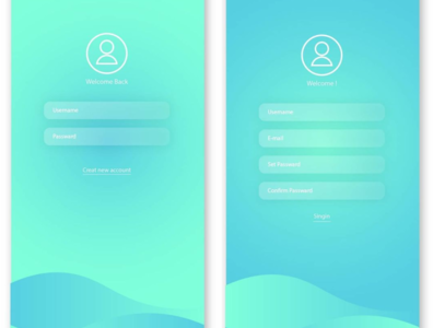 First UI design. by Nikhil Kashyap on Dribbble