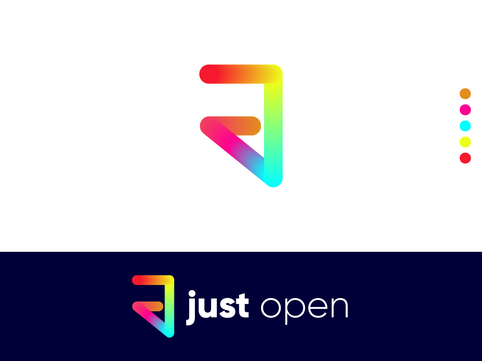 Dribbble - Just-Open-Logo-Design.jpg by Md. Shorif Islam