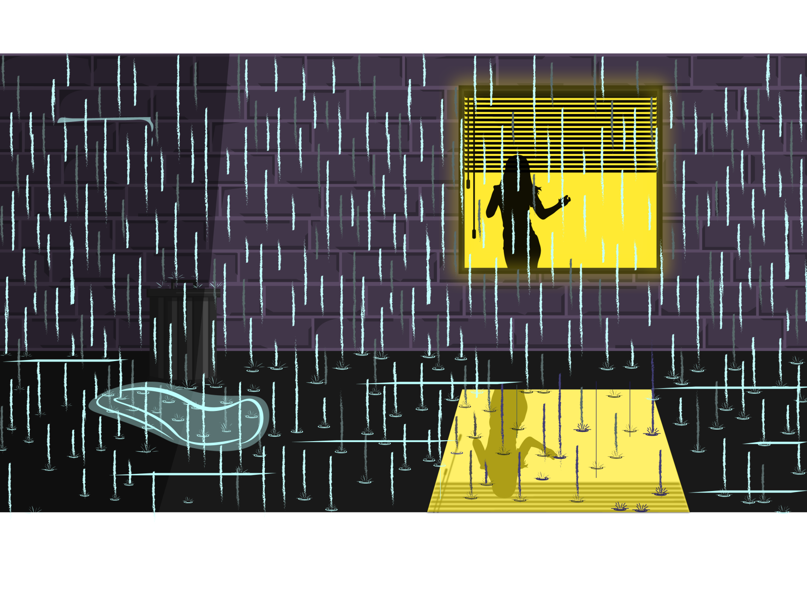 Rain Illustration by Kavi Priya on Dribbble