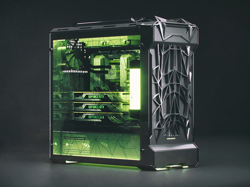 Phanteks evolve pc case front redesign "gamer version" by Kresimir ...