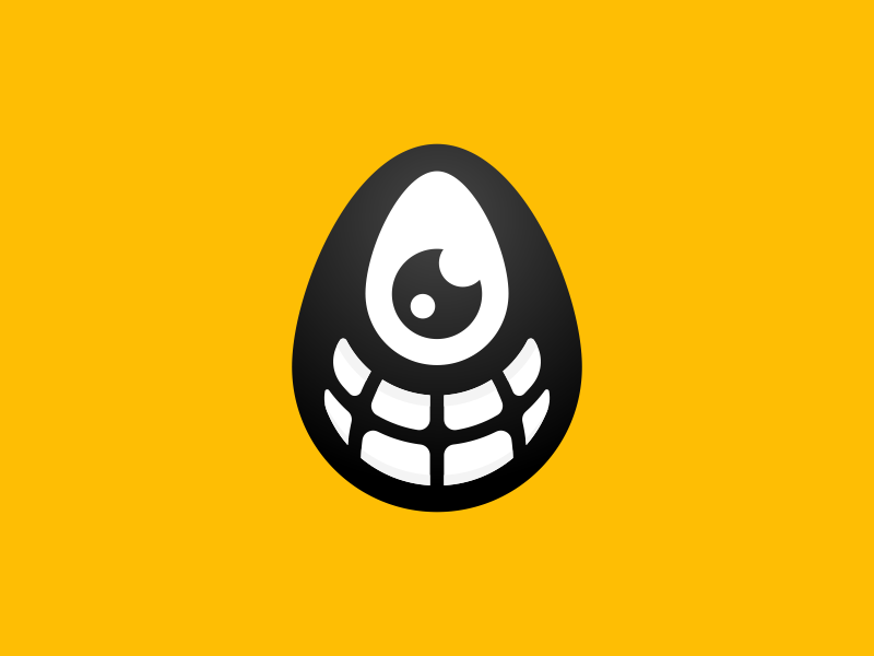 Smiling Egg Logo by Azur on Dribbble