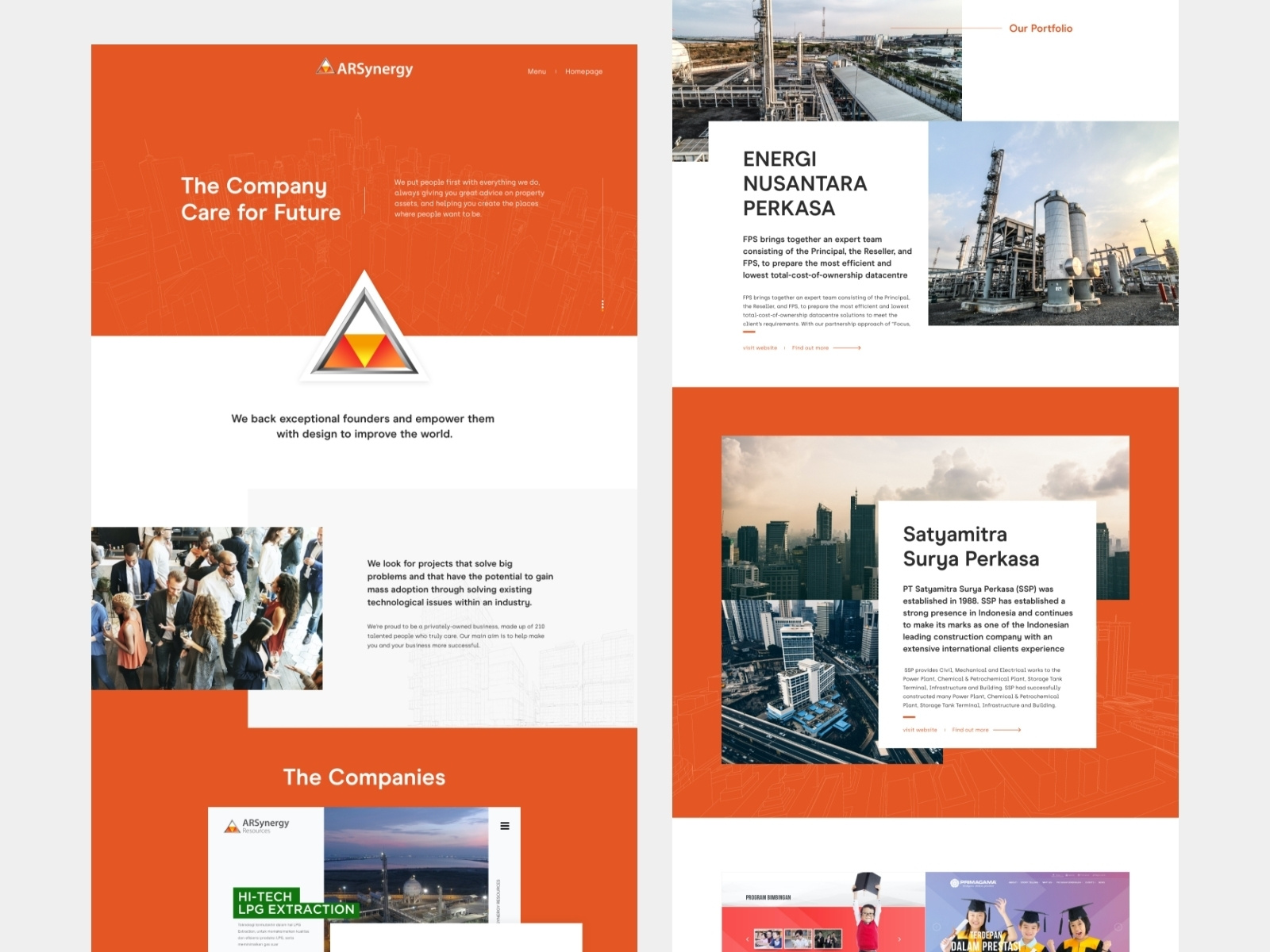 ARSynergy Holding Company by beihasan on Dribbble