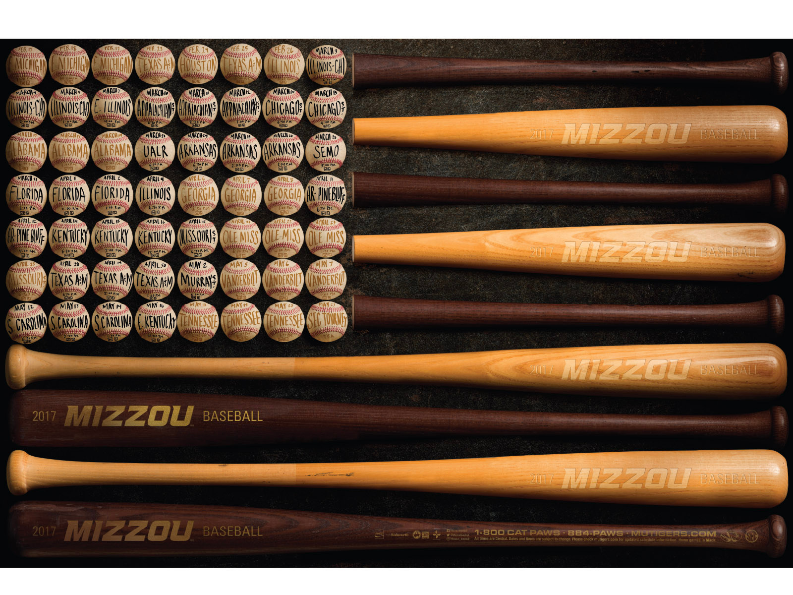Mizzou Baseball Poster by Brian McGeorge on Dribbble