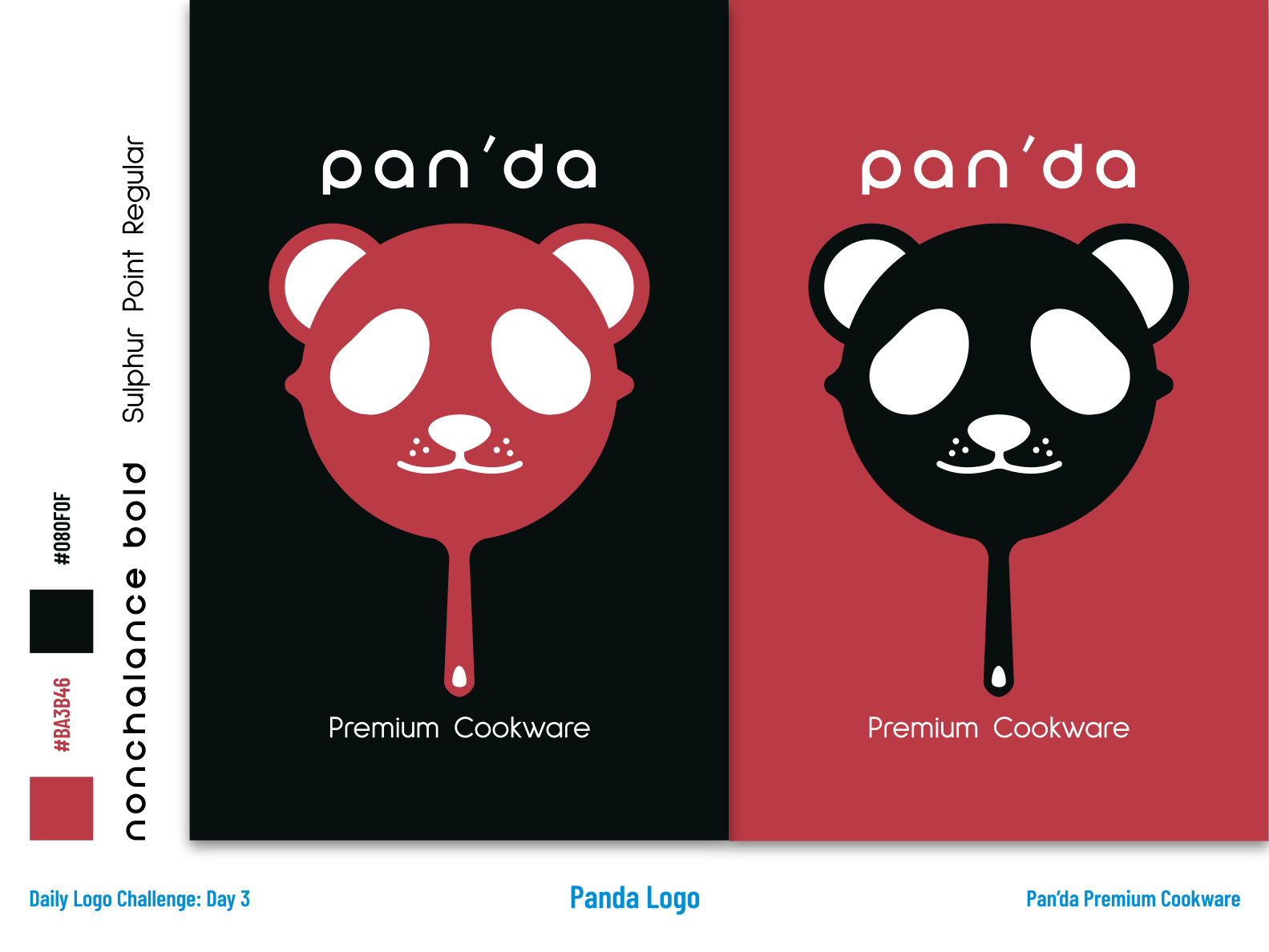 Pan'da - Premium Cookware Logo by Dan Bennett on Dribbble