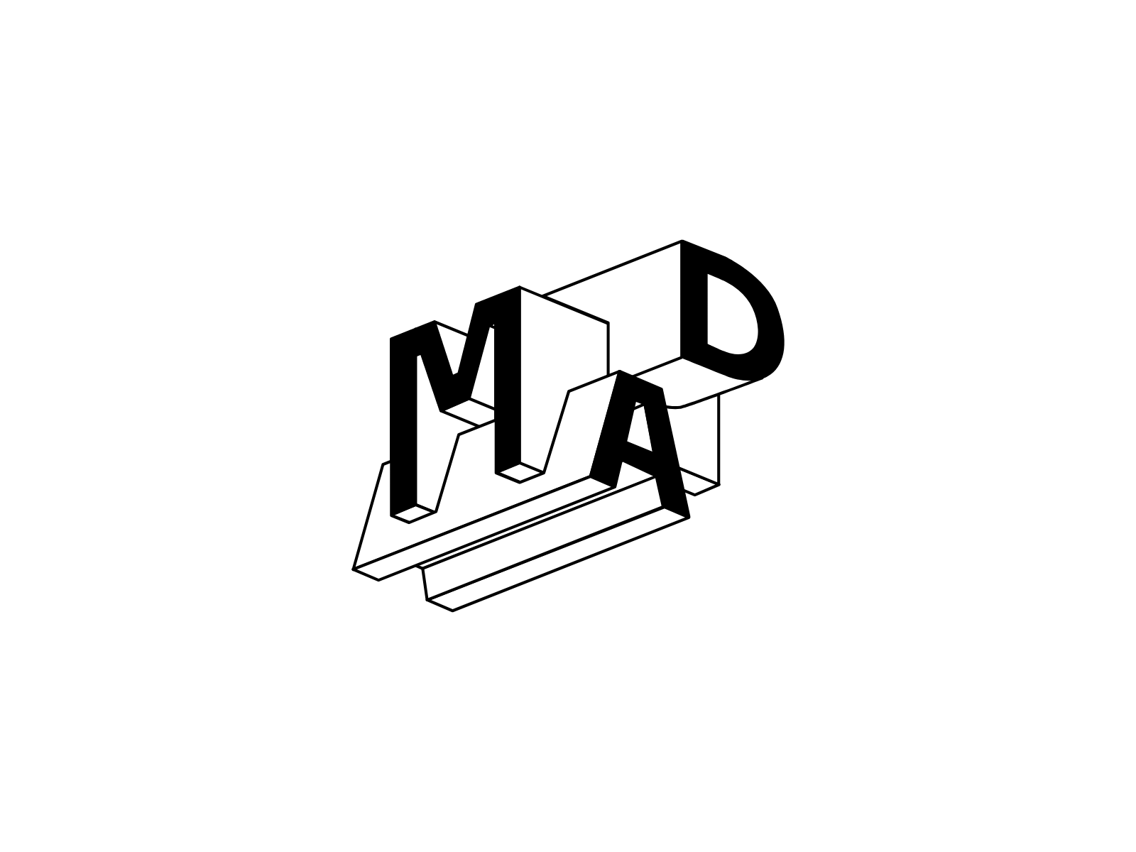 MAD concept Logo 1 by Dhruvil jogiwala on Dribbble