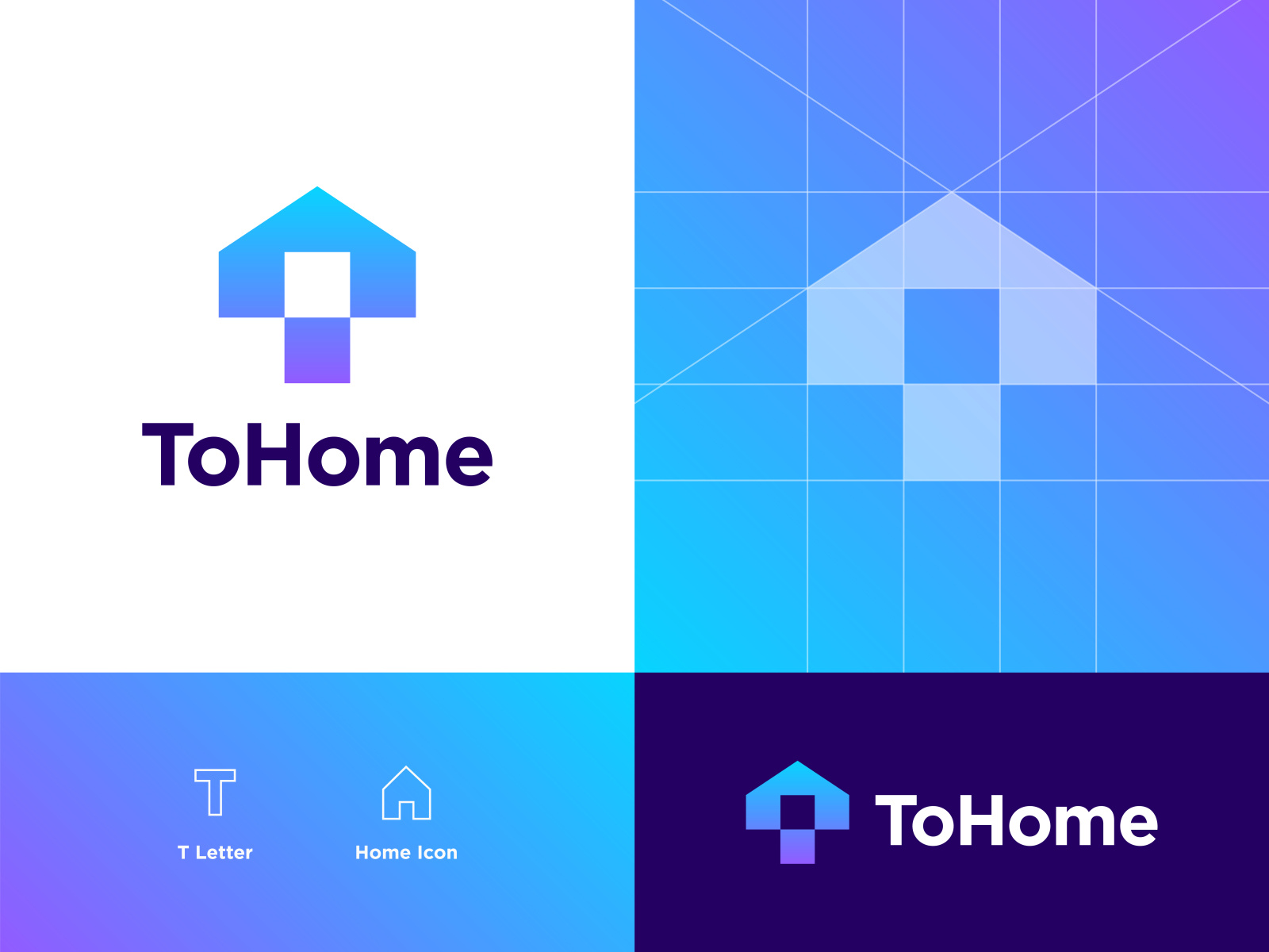 ToHome Logo Design by Mursalin Sumon on Dribbble