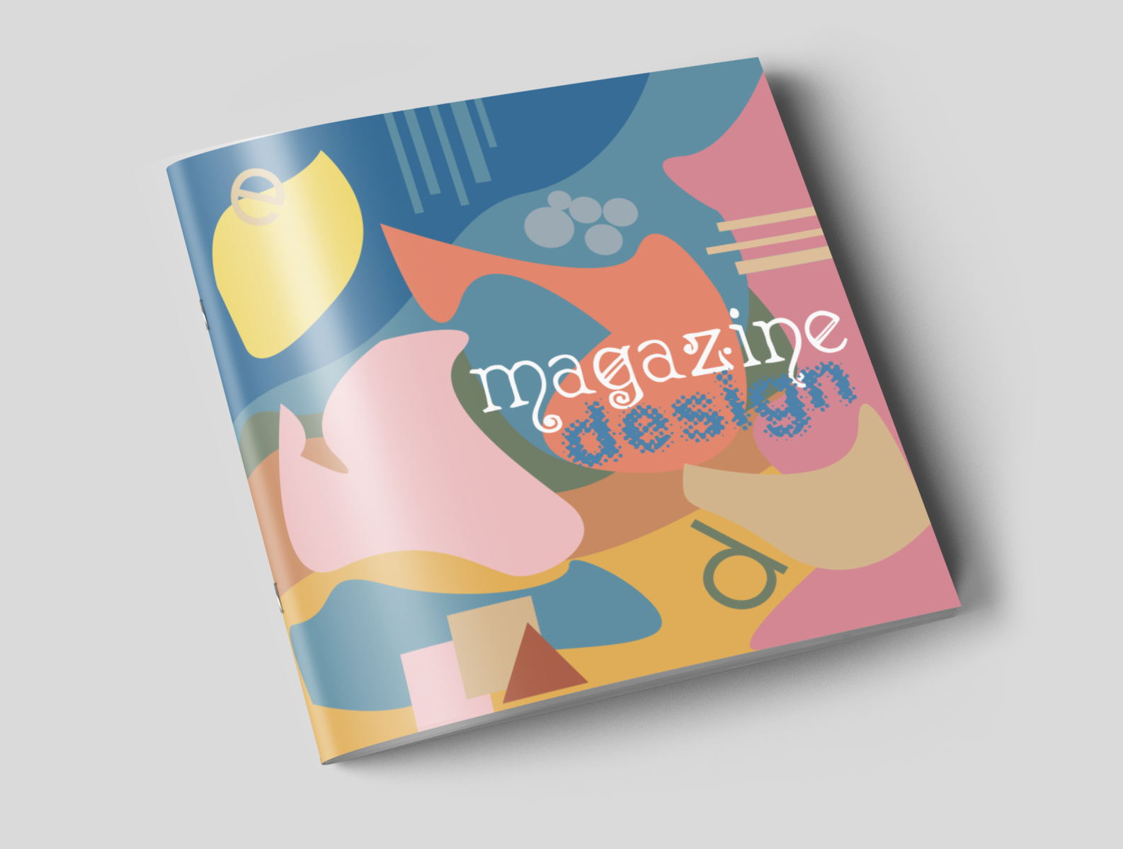Magazine Design Pattern Illustrator by Meral Keskin Kubilay on Dribbble