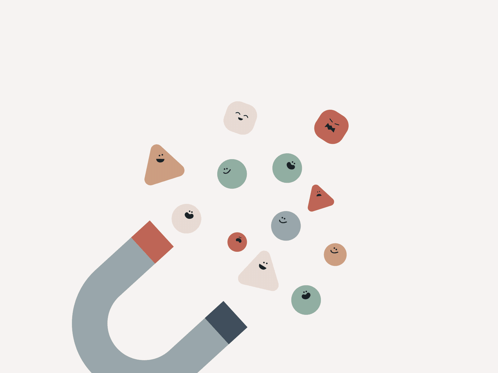 Mindfulness magnet by Maksym Tsylia on Dribbble