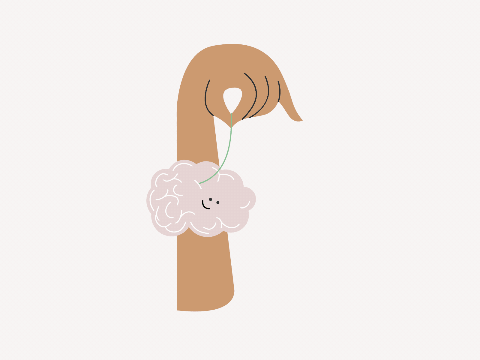 Mindfulness brain by Maksym Tsylia on Dribbble