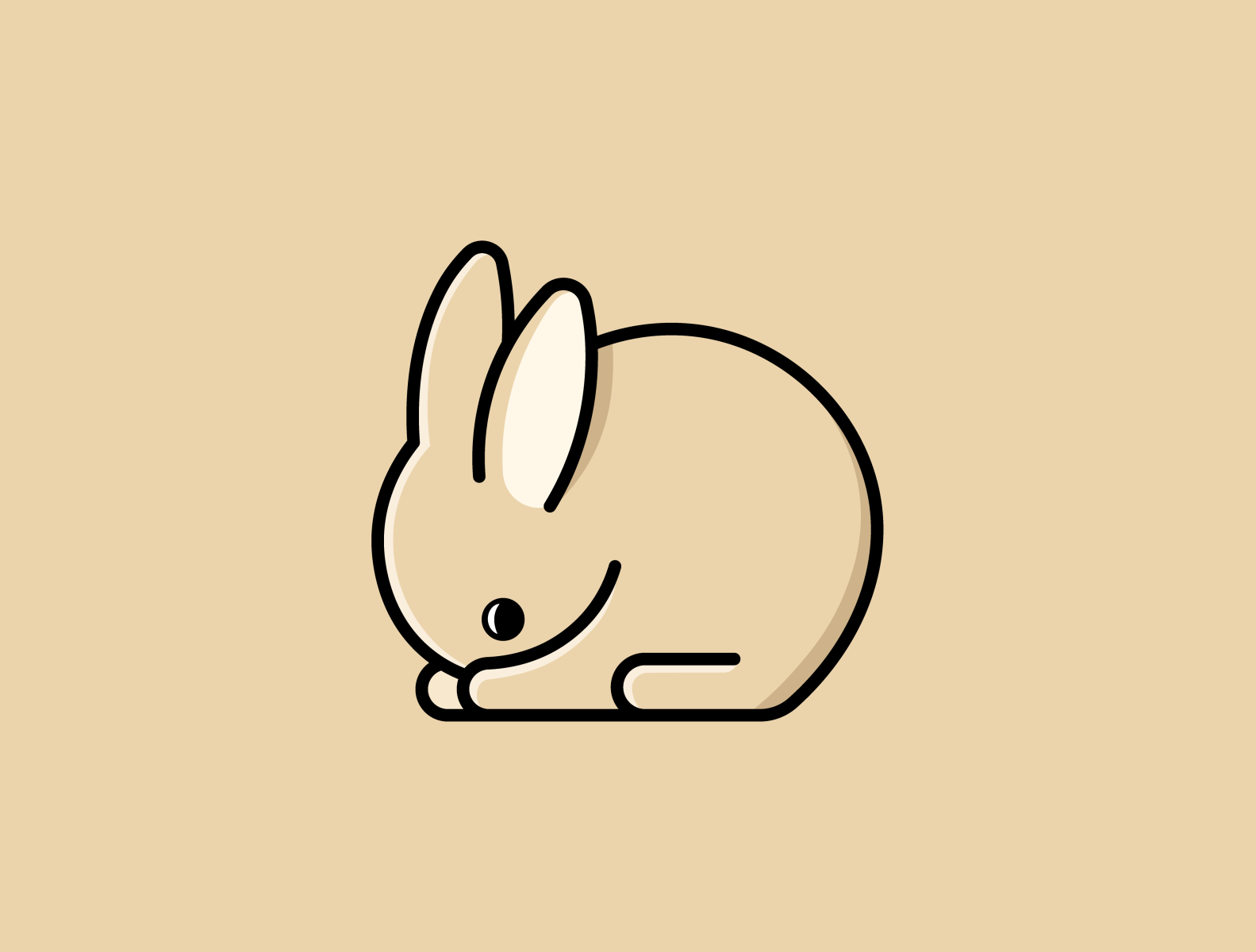 Cute Baby Rabbit by Mustafa Husaini on Dribbble