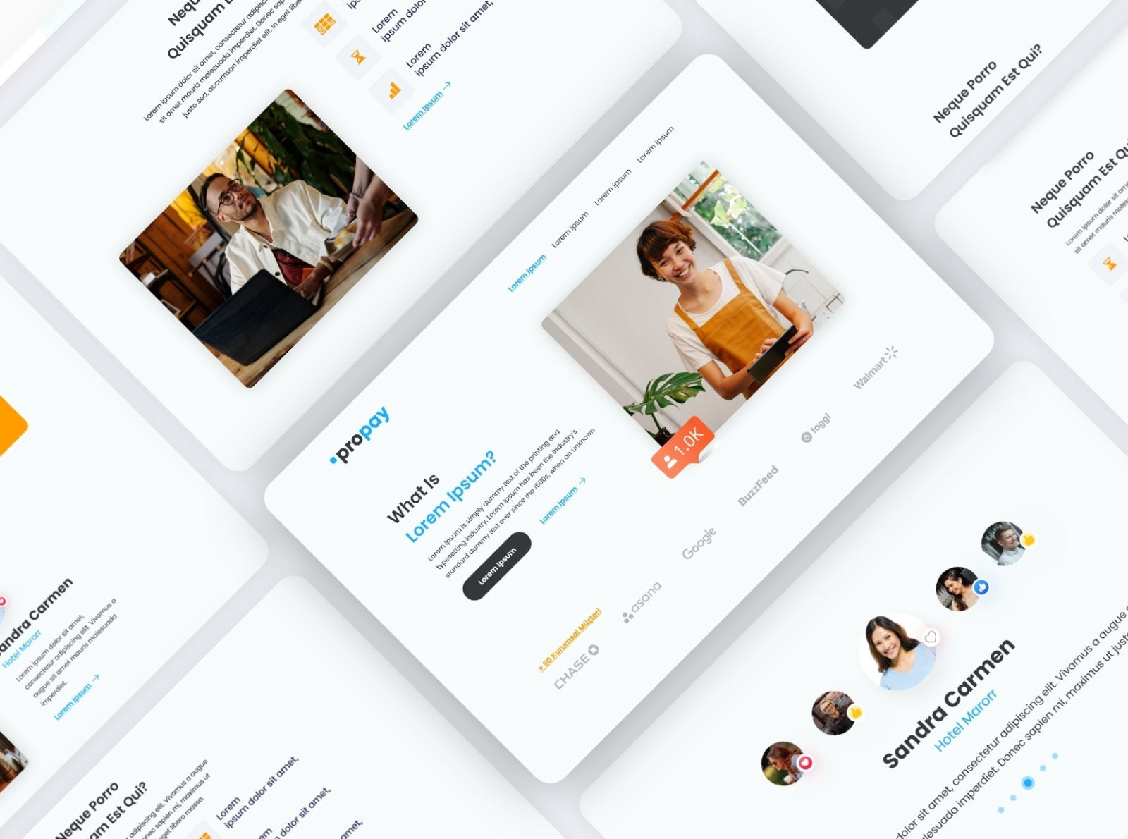 Modern Website UI&UX Design by Samet Tutumoglu on Dribbble