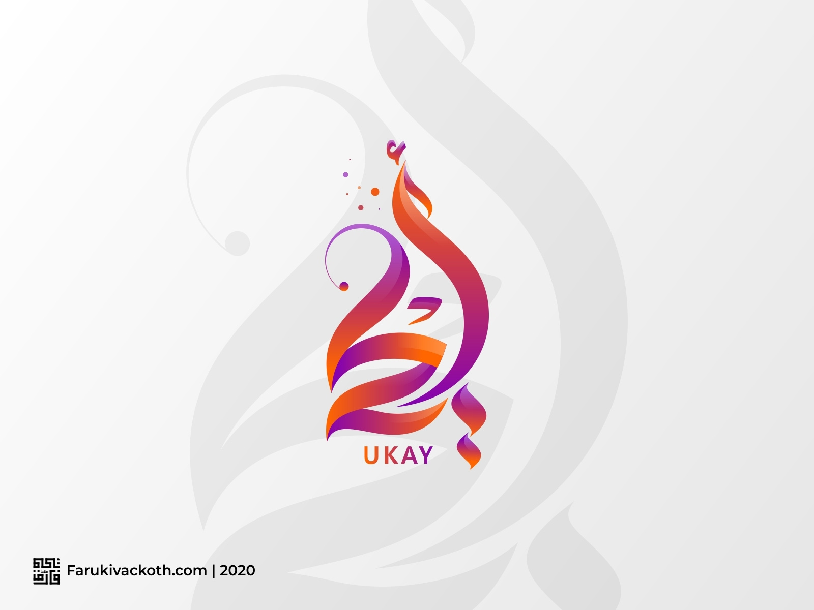 Ukay Arabic Calligraphy by Faruki Vackoth on Dribbble