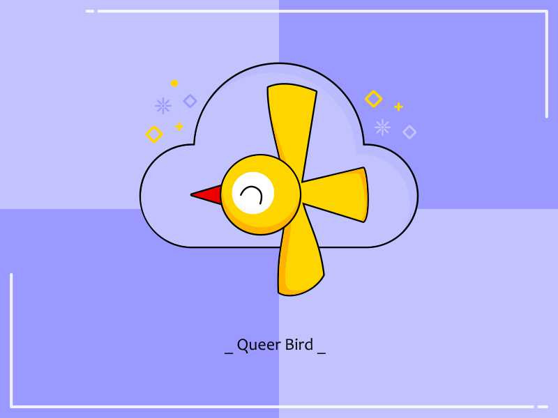Queer Bird by Faruki Vackoth on Dribbble