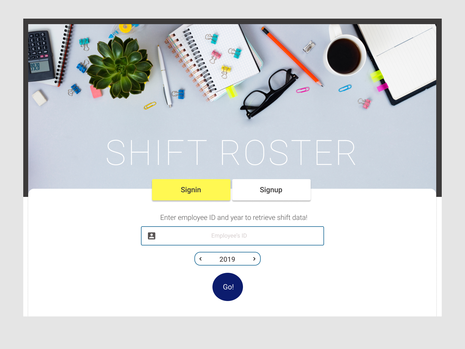 ShiftRoster WebApp by Nitisha on Dribbble