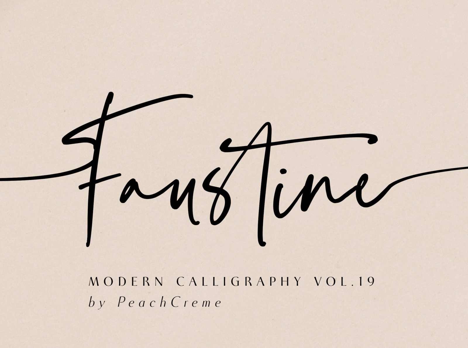 Faustine Script Font by Best Fonts on Dribbble