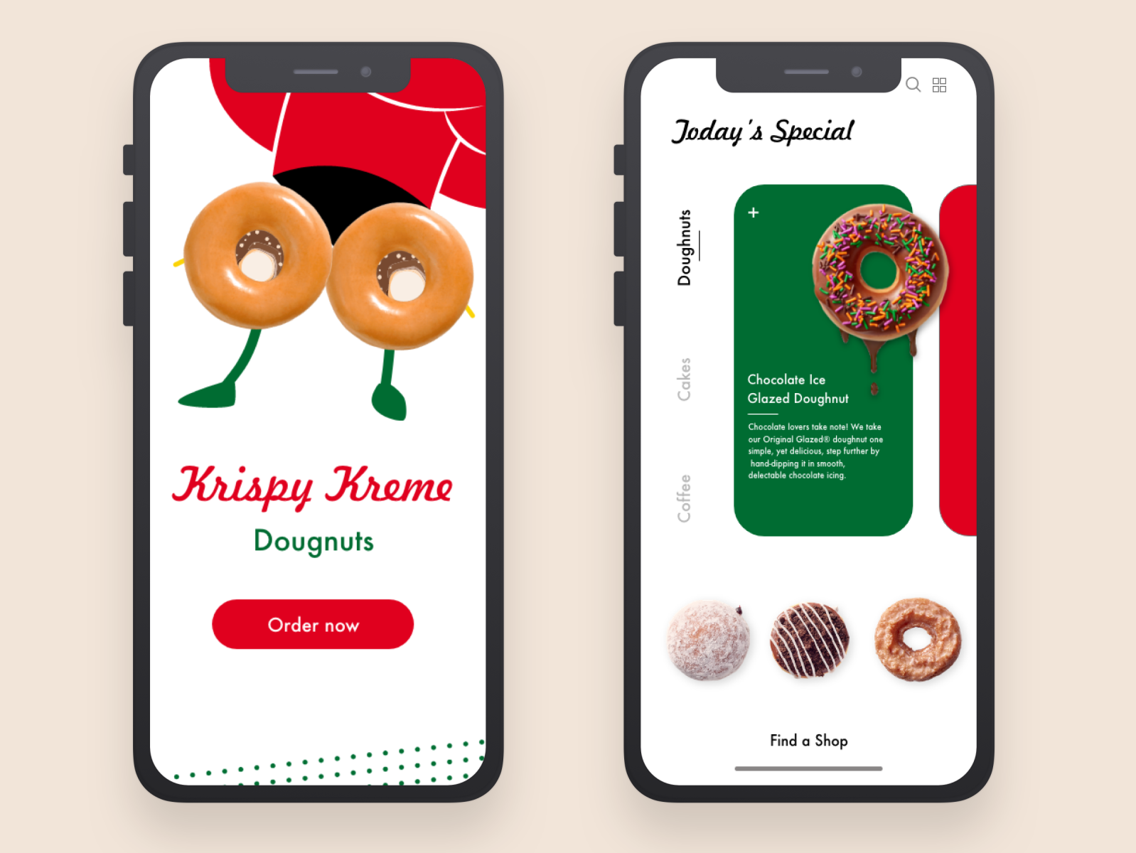 Krispy Kreme App Design by Sanya Lobana on Dribbble
