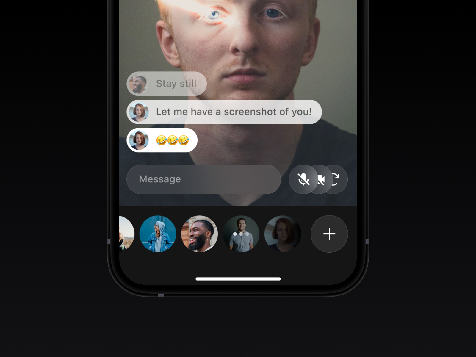 Video Call Mobile App - UI/UX Concept by Andrii on Dribbble