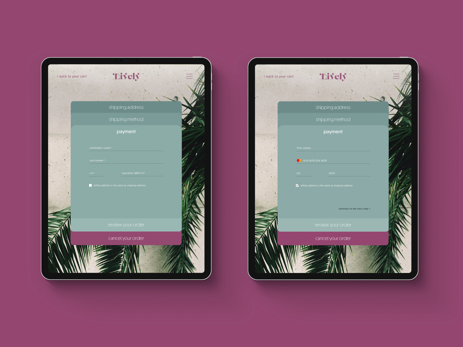 Daily UI :: 002 by Trish Juliano on Dribbble