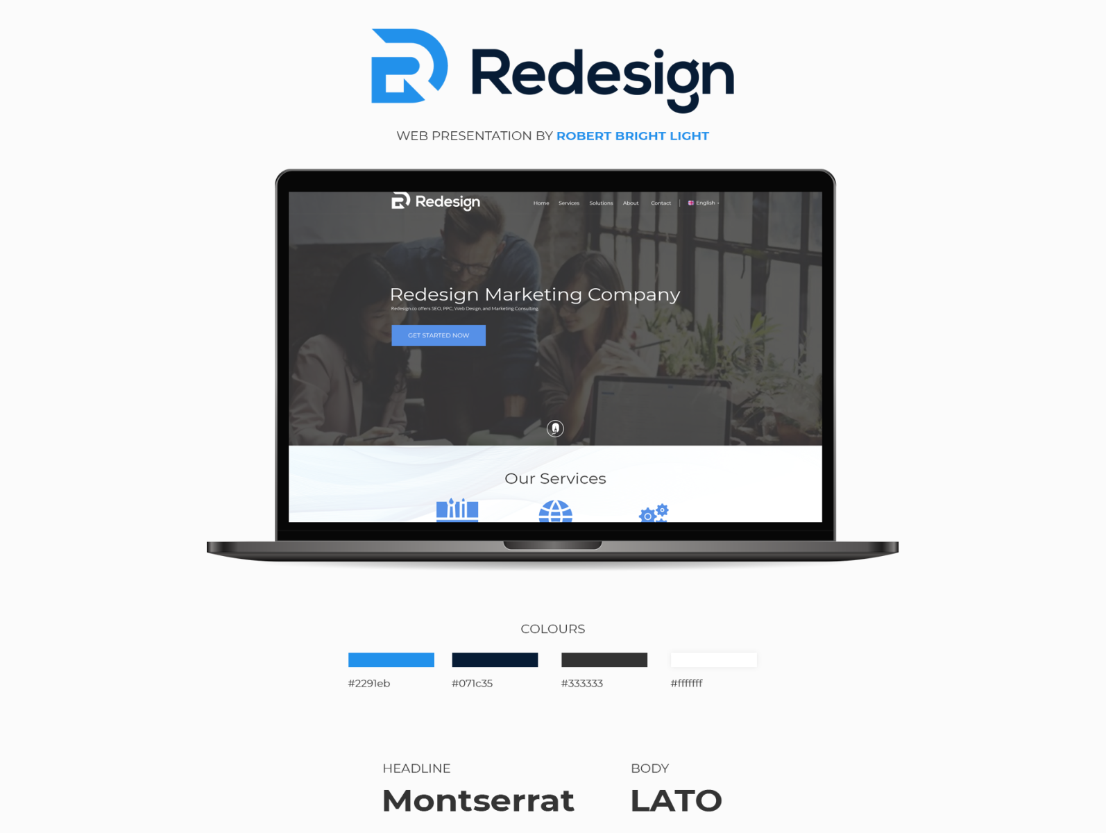 Create Modern Design for Redesign.co Marketing Company by ROBERT BRIGHT ...