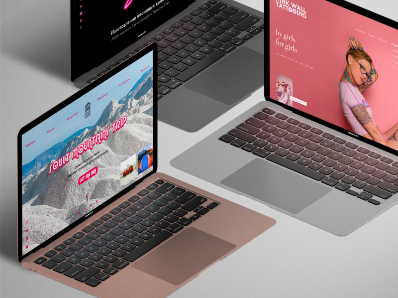 Minimalistic Fullscreen Headers by daff on Dribbble