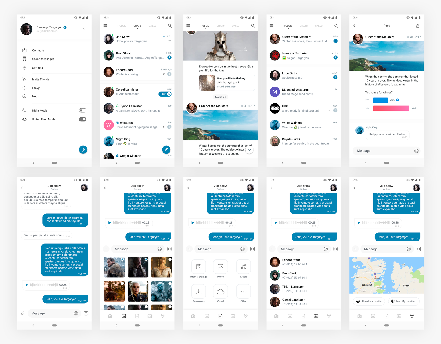 Telegram by Rostislav Strelnikov on Dribbble