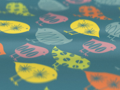 Seamless bird patterns by Razlan Hanafiah on Dribbble
