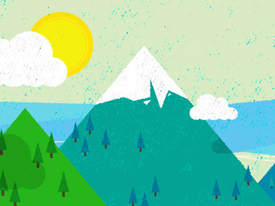 Mountains by Razlan Hanafiah on Dribbble