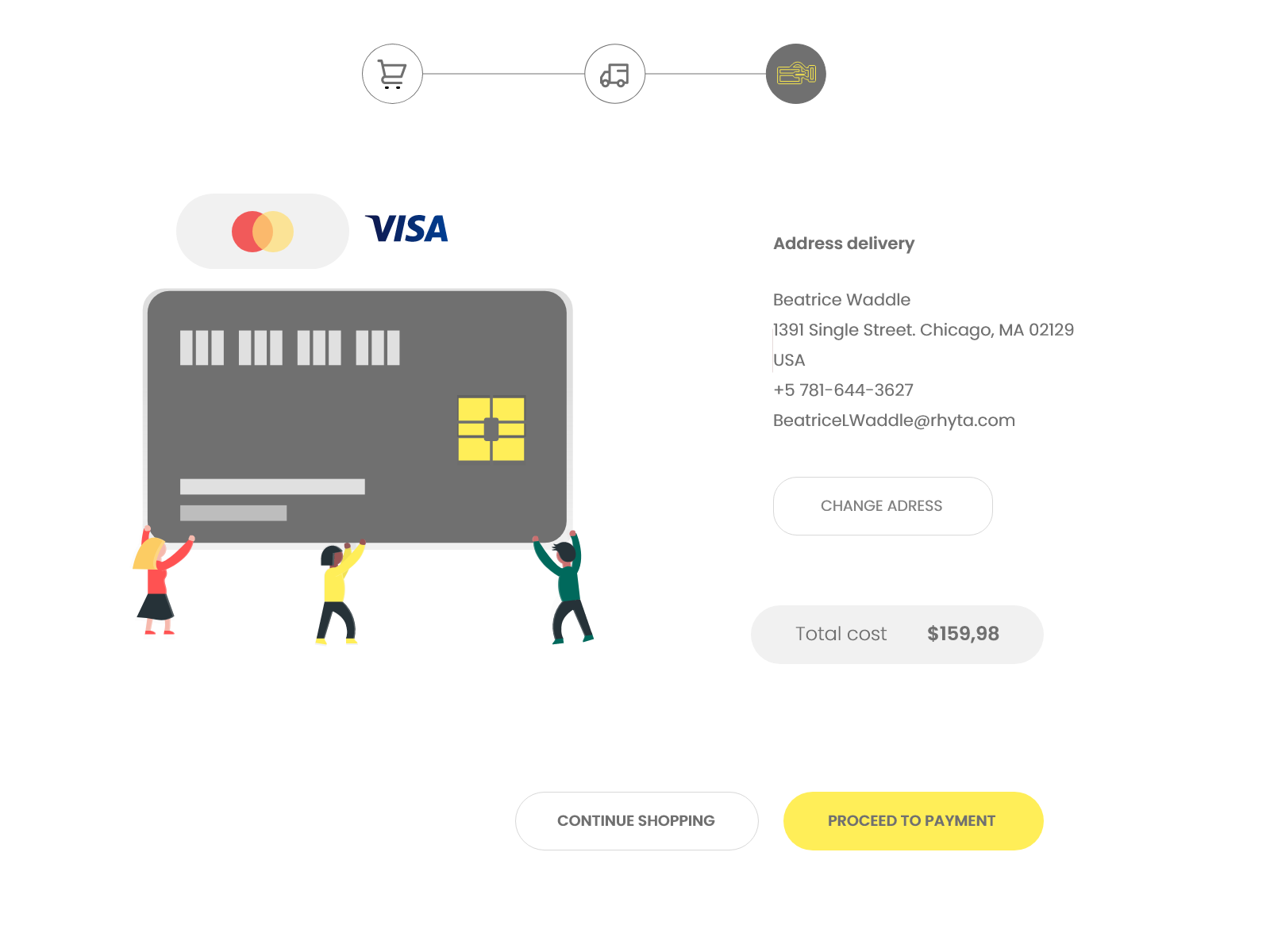 Credit Card Payment Page 2 by Kush on Dribbble