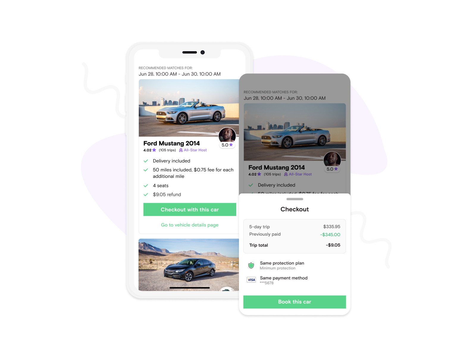 Cancellation Re-booking by Pantelis Korovilas for Turo Design on Dribbble