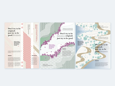 Pattern and layout. by ciniao on Dribbble