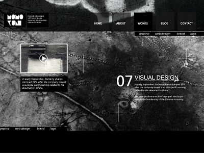 website by ciniao on Dribbble