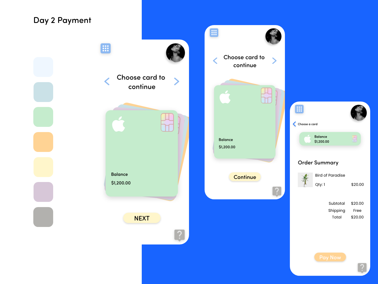 Day 2 Payment by Cassandra Nie on Dribbble