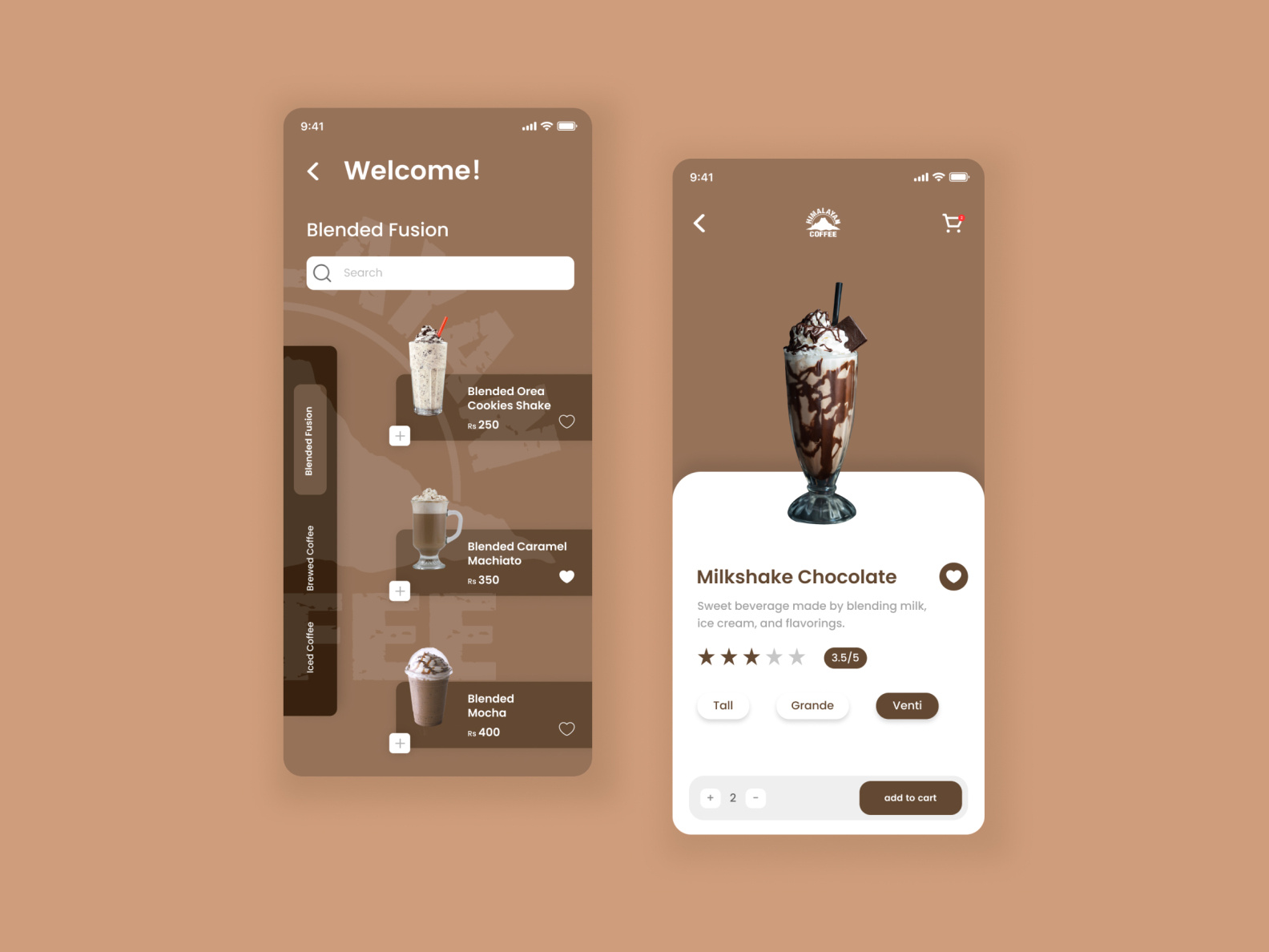Coffee Shop UI by Sanju Babu Karki on Dribbble
