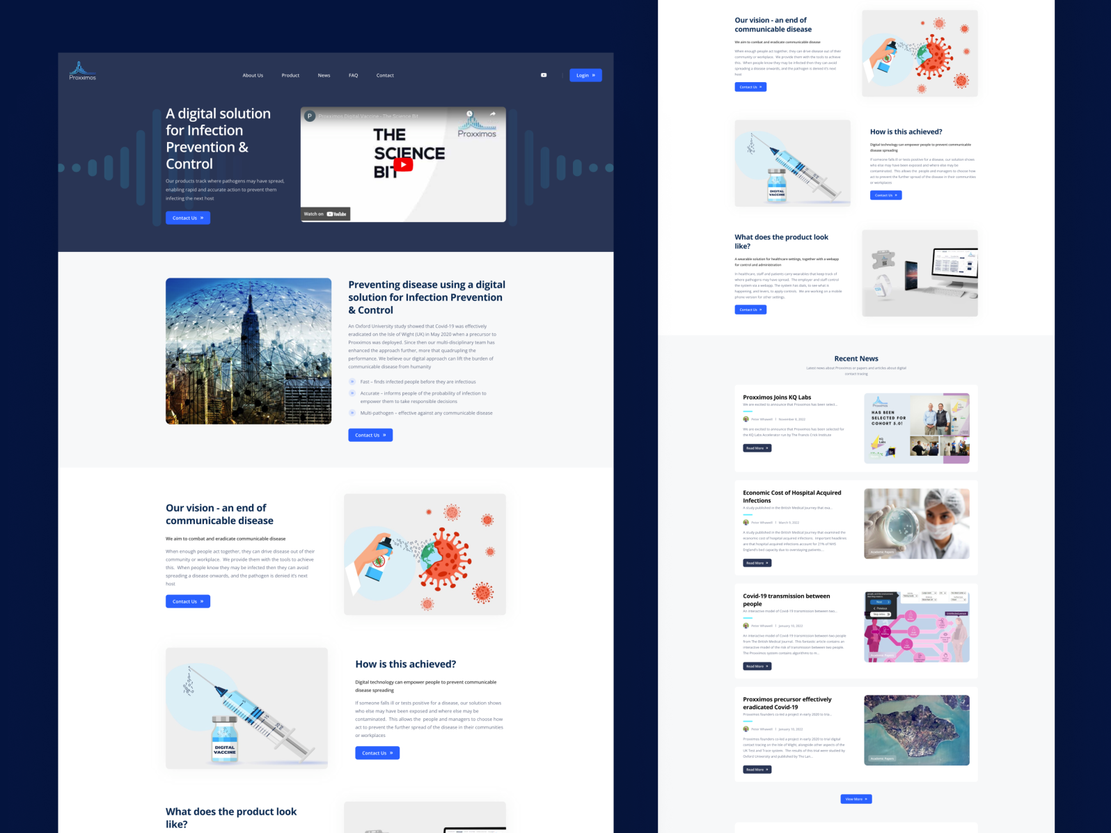 Proxximos by Webpop Design on Dribbble