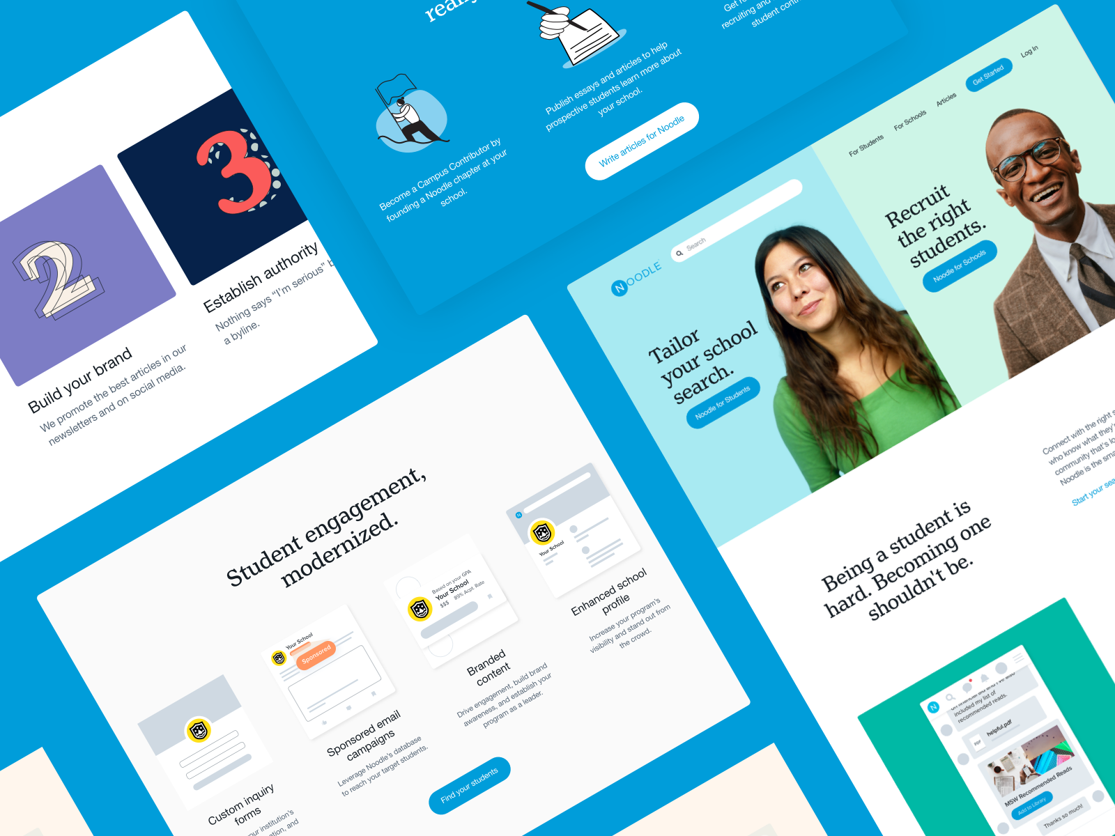 Noodle.com – Website by Brian Hoff on Dribbble