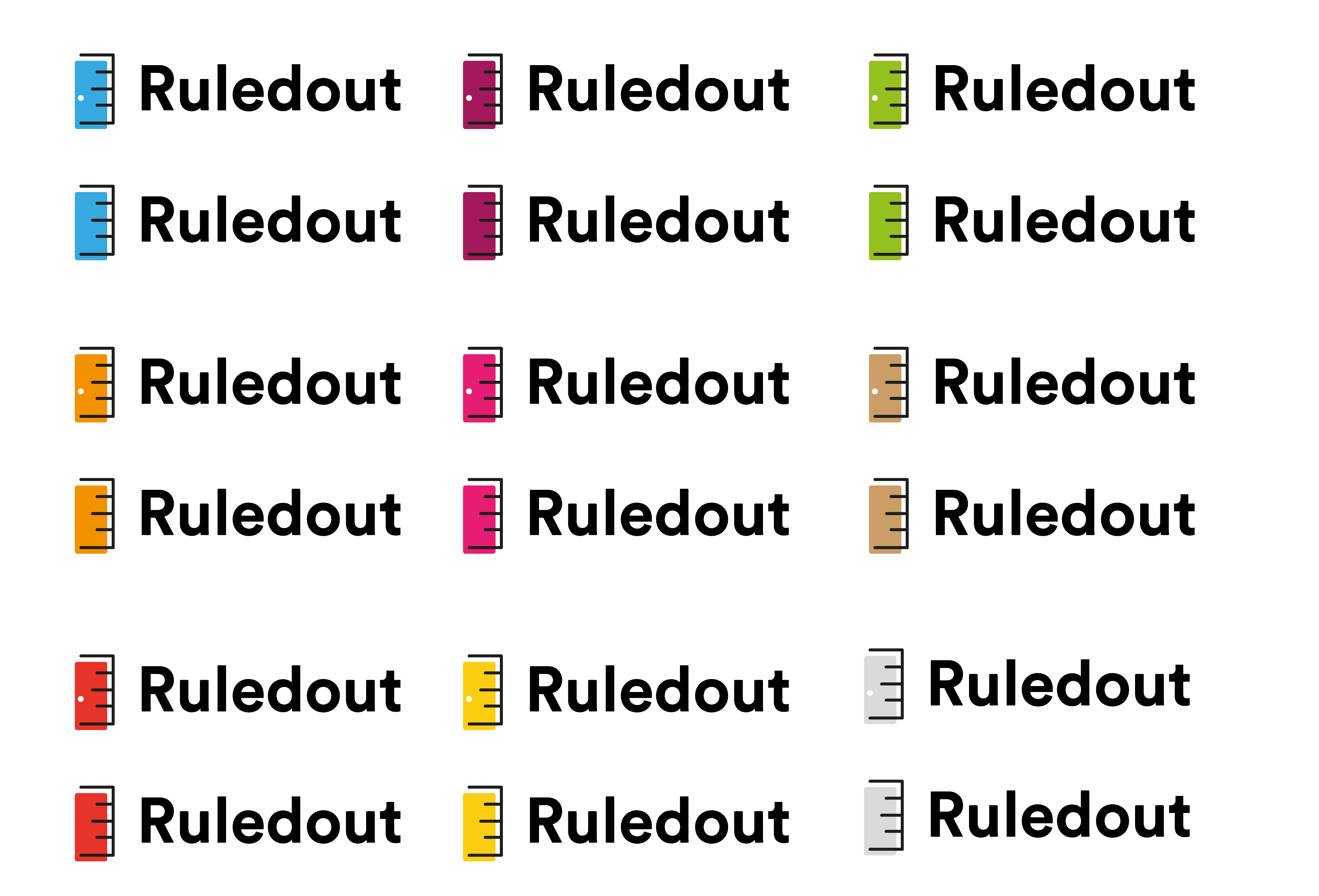 Ruledout Logo by Joe Taylor on Dribbble