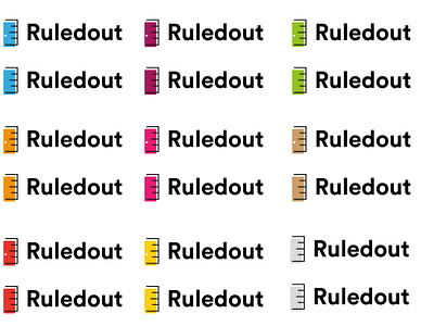 Ruledout Logo by Joe Taylor on Dribbble