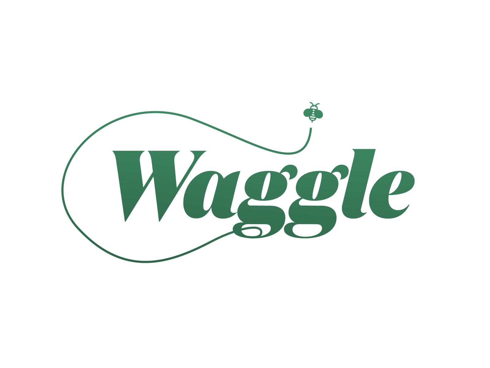 Waggle Rejected Logo by Jonathan Richard on Dribbble