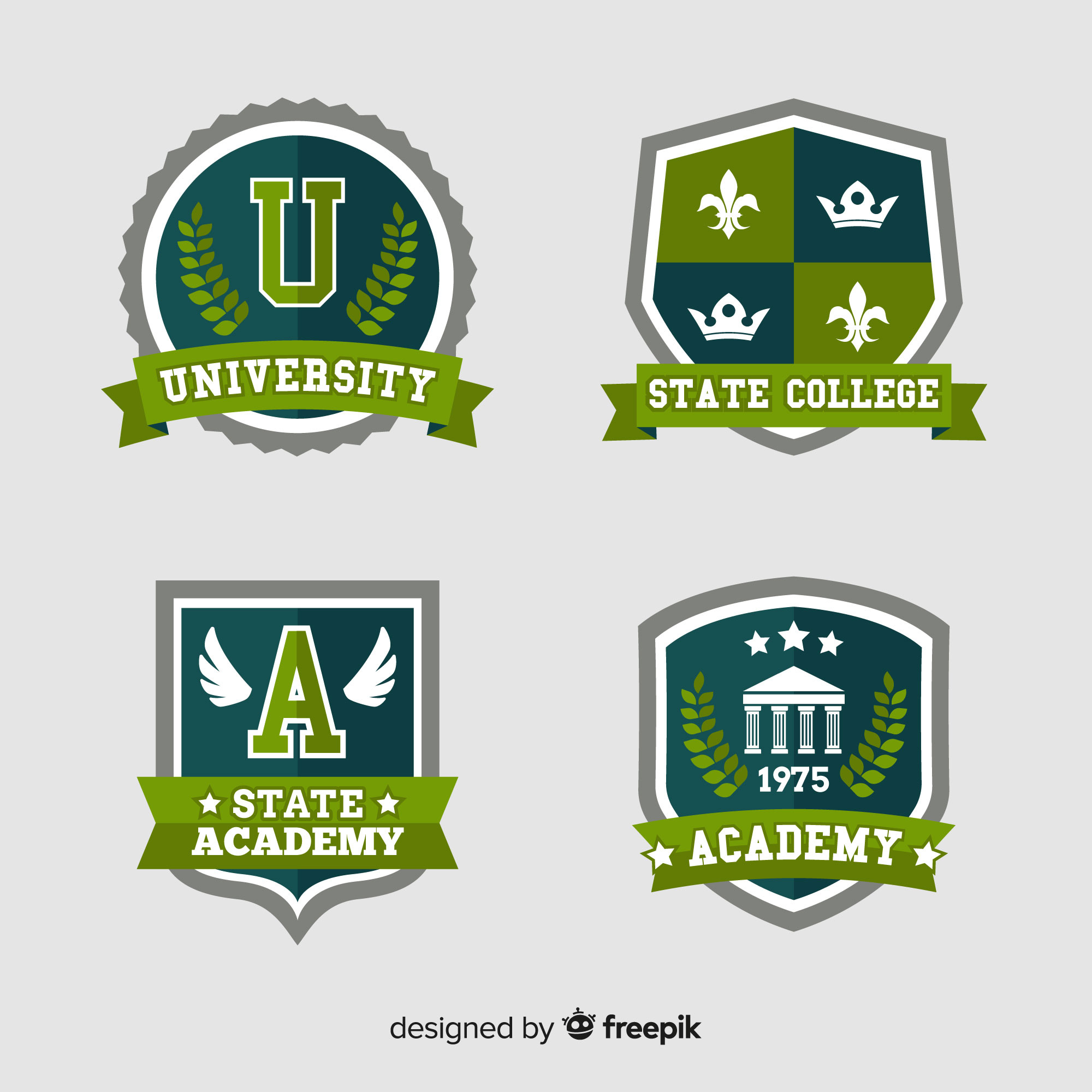 University Logo Collection by Horacio Velozo on Dribbble