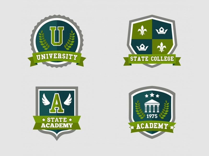 University Logo Collection by Horacio Velozo on Dribbble