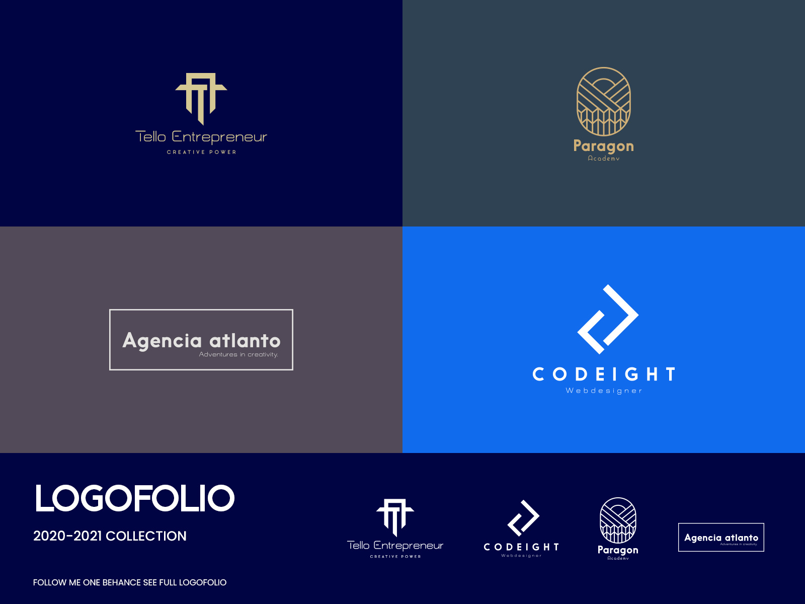 Logofolio 2020 2021 by alee hyder on Dribbble