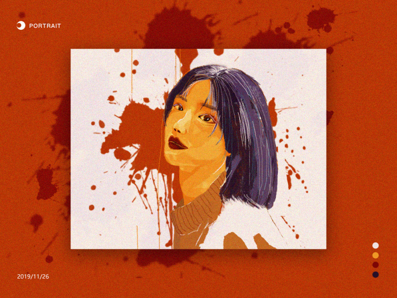 self portrait by Ssix_ on Dribbble