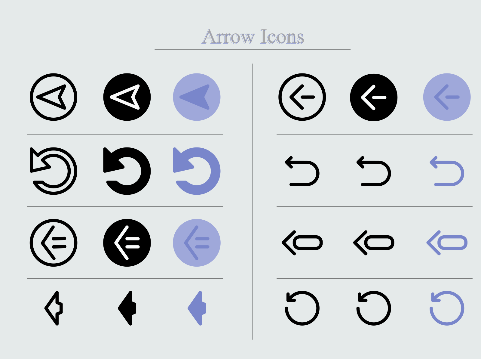 Arrow Icons by EKO saPUTRO on Dribbble