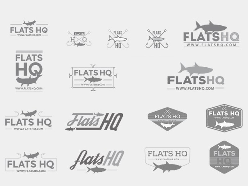 Flats HQ logos by Steve Shreve on Dribbble
