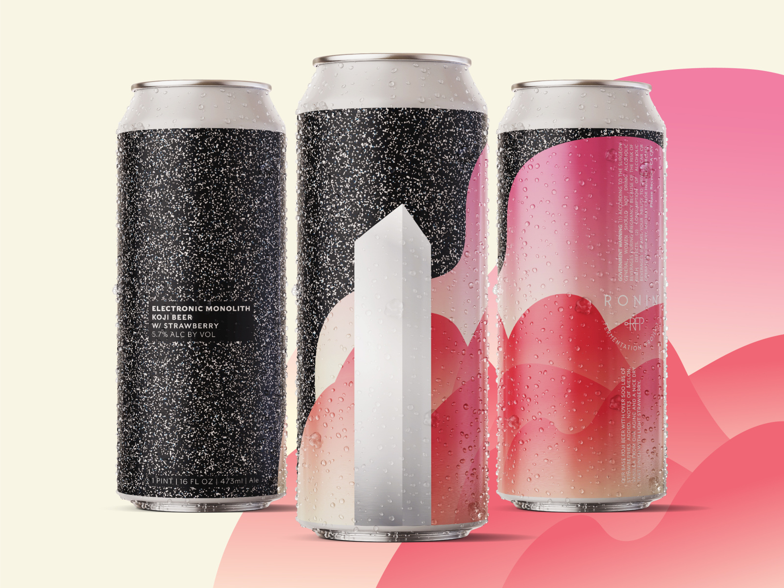 Electric Monolith Label Design for Ronin Fermentation Project by Mike ...