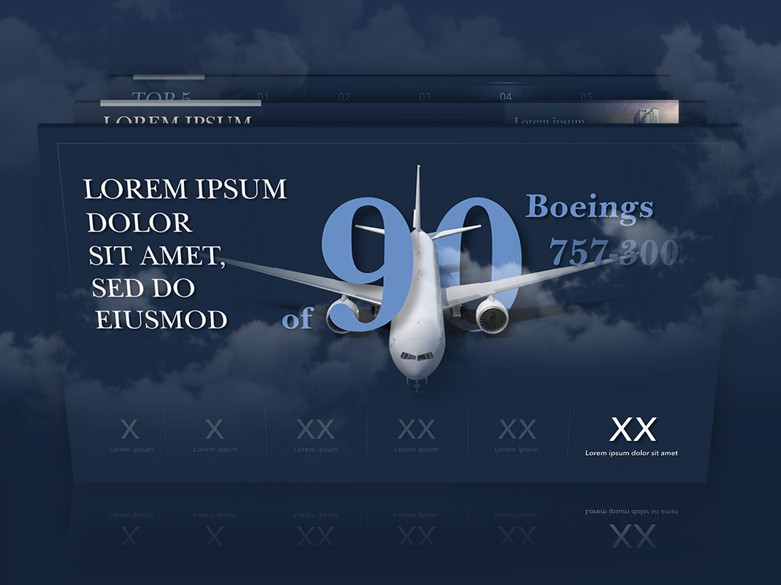 Boeing infographics by PRESIUM on Dribbble
