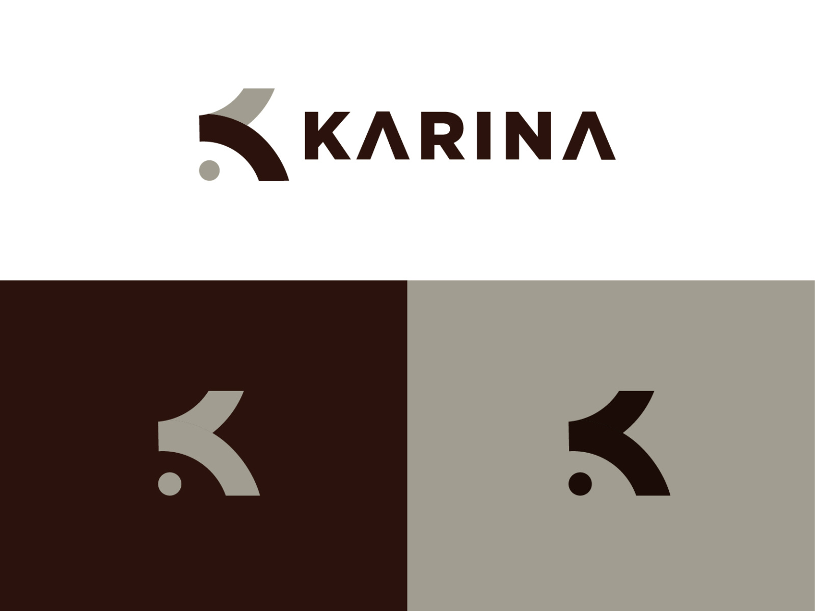 Logo Design for karina by Lextech | Logo Design on Dribbble