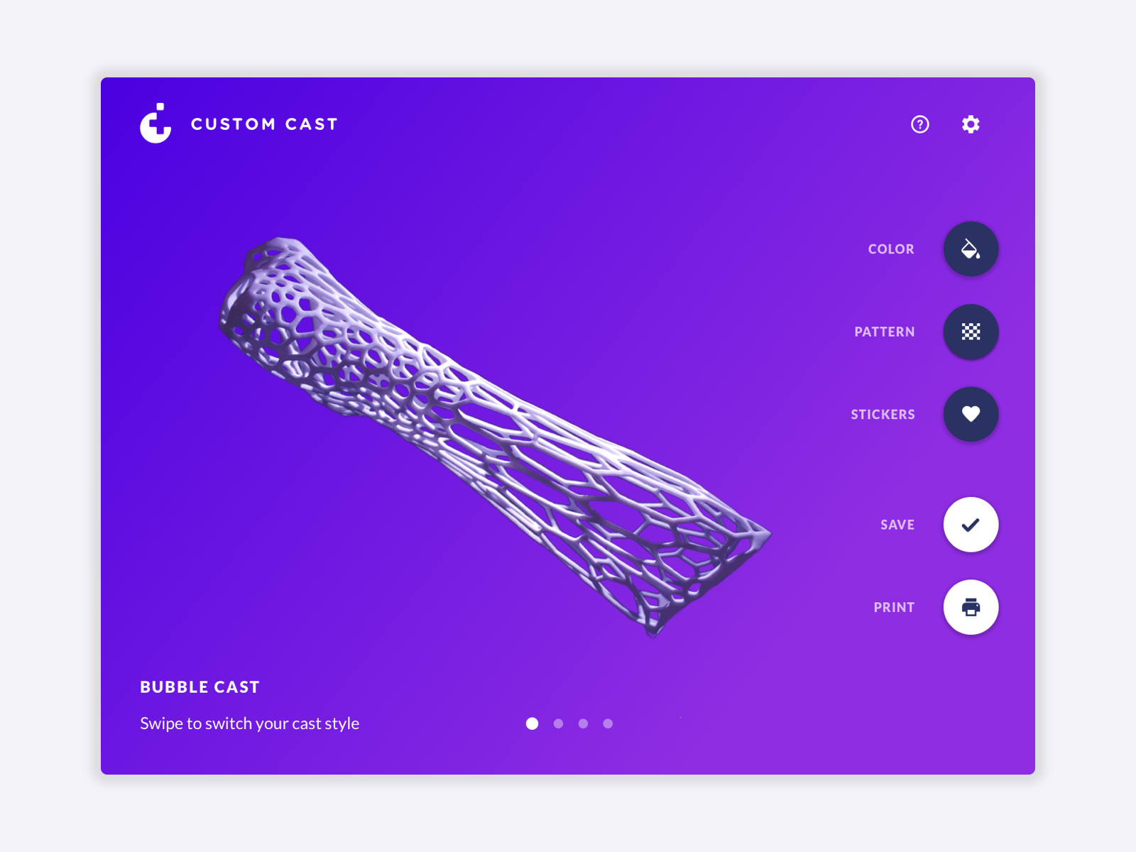 Custom Cast Refresh by Alexandra Flores on Dribbble